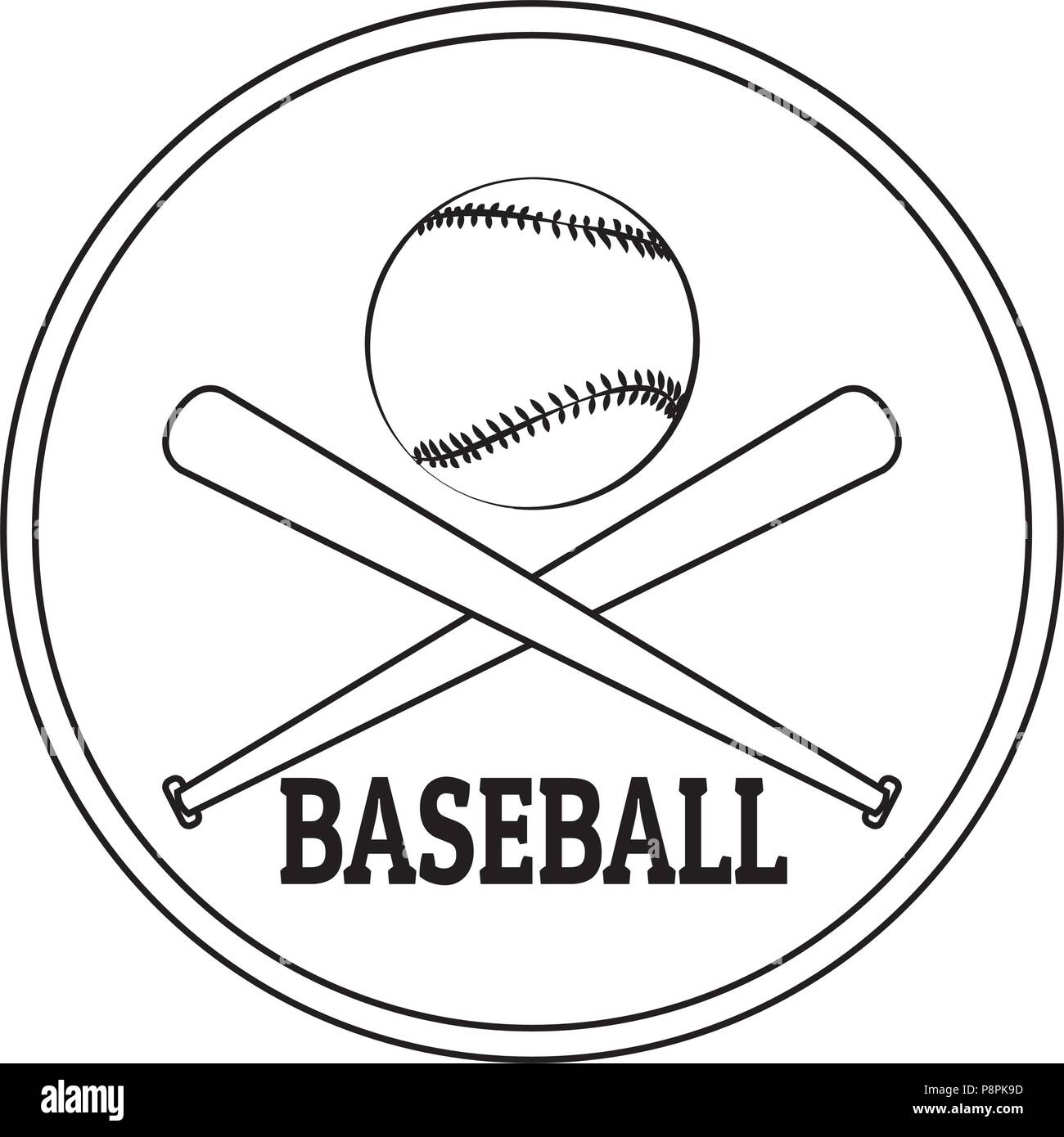 Abstract baseball label Stock Vector Image & Art - Alamy