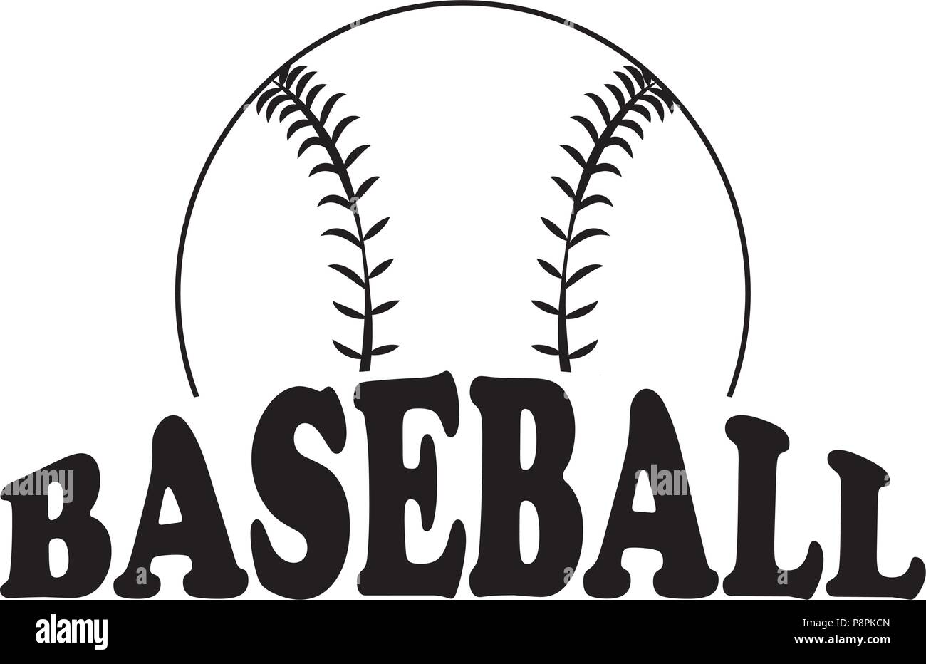 Abstract baseball label Stock Vector Image & Art - Alamy
