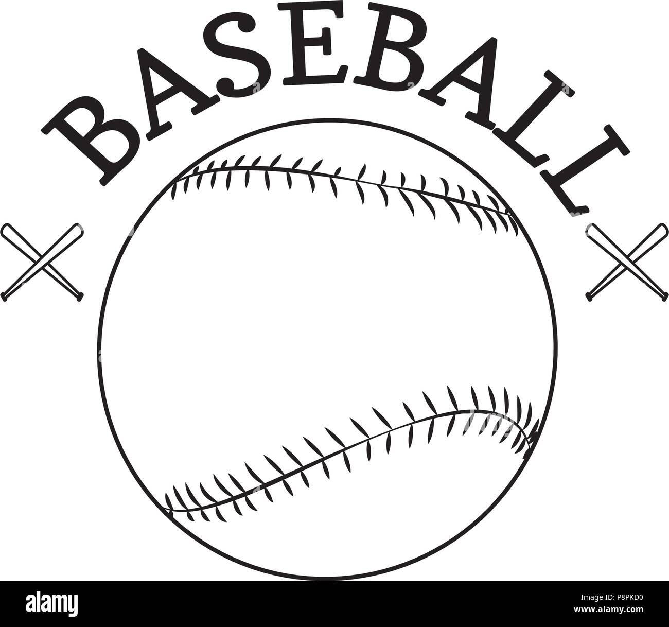 Abstract baseball label Stock Vector Images - Alamy