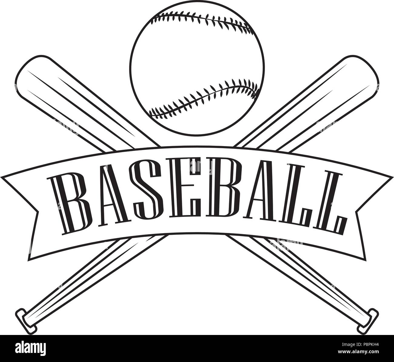 Abstract baseball label Stock Vector Image & Art - Alamy