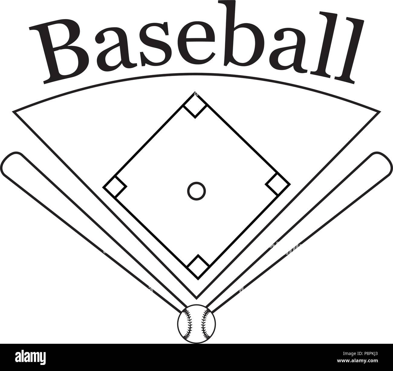 Abstract baseball label Stock Vector Image & Art - Alamy