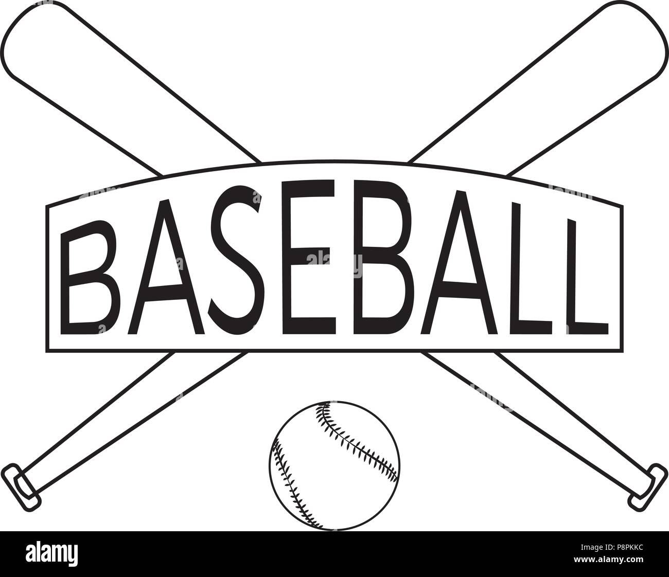 Abstract baseball label Stock Vector Image & Art - Alamy