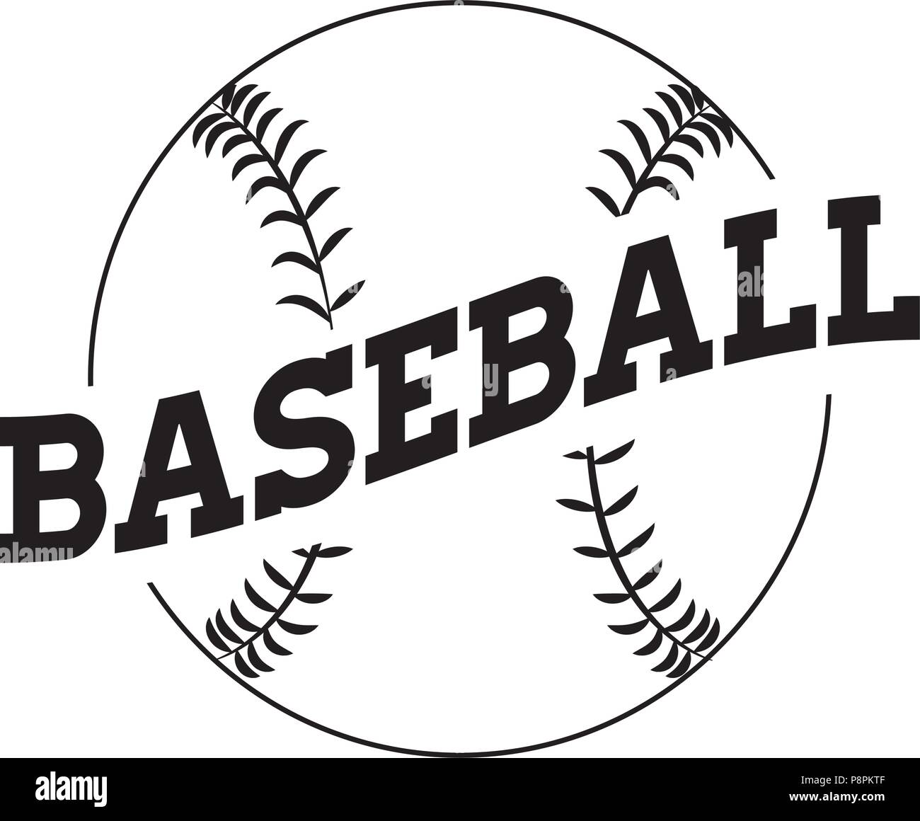 Abstract baseball label Stock Vector Image & Art - Alamy