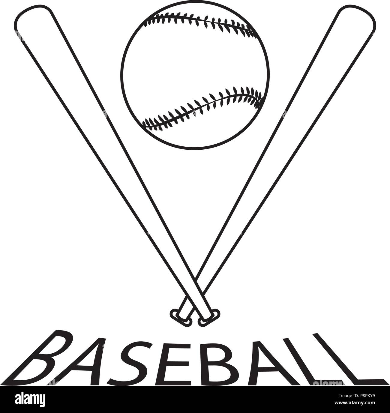 Abstract baseball label Stock Vector Image & Art - Alamy
