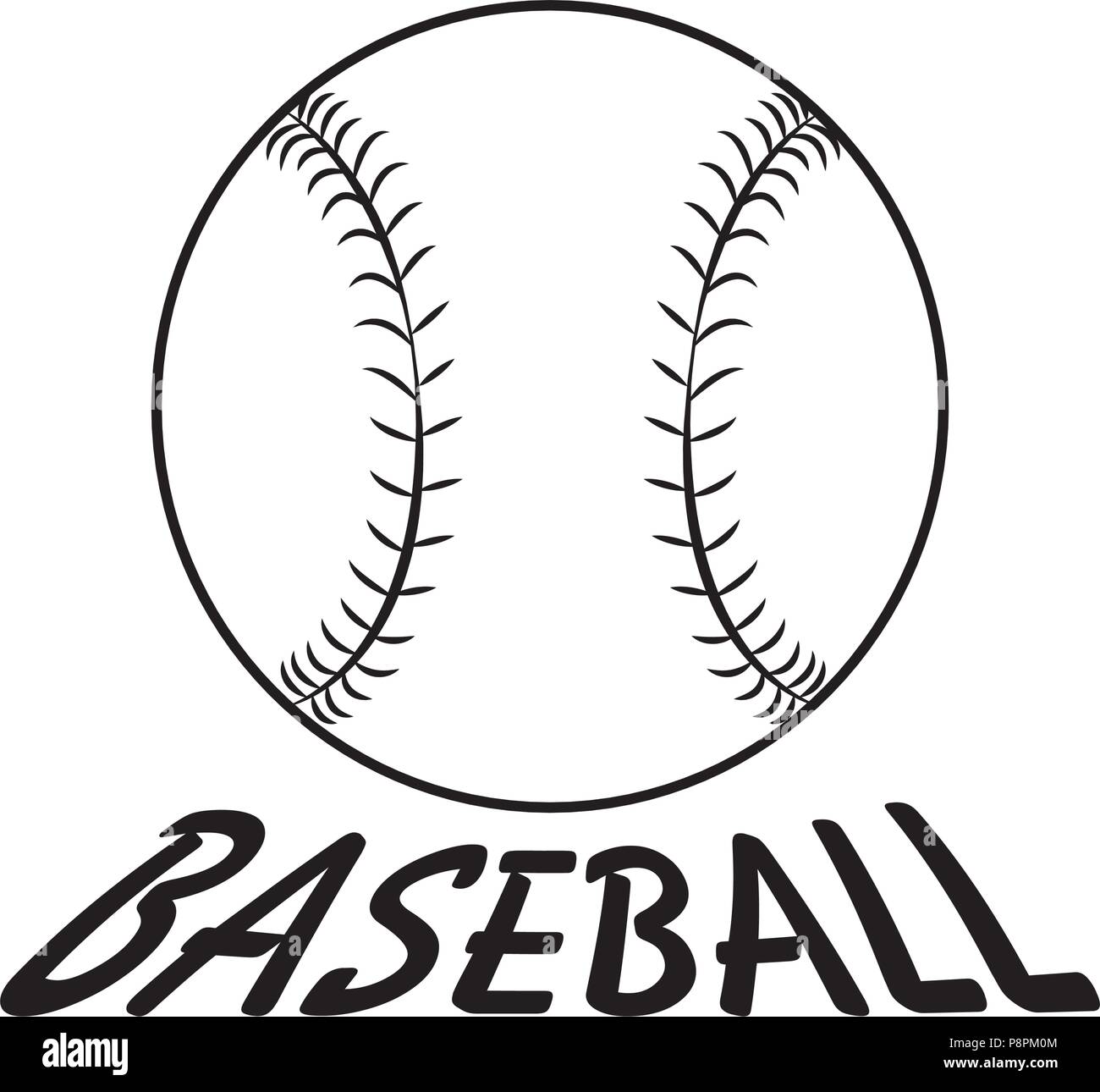 Abstract baseball label Stock Vector Image & Art - Alamy