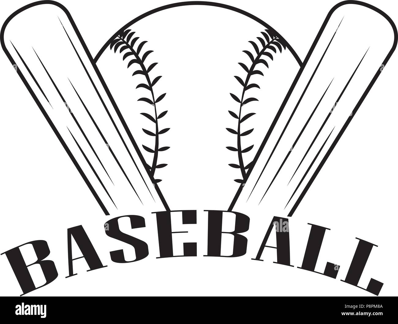 Abstract baseball label Stock Vector Image & Art - Alamy