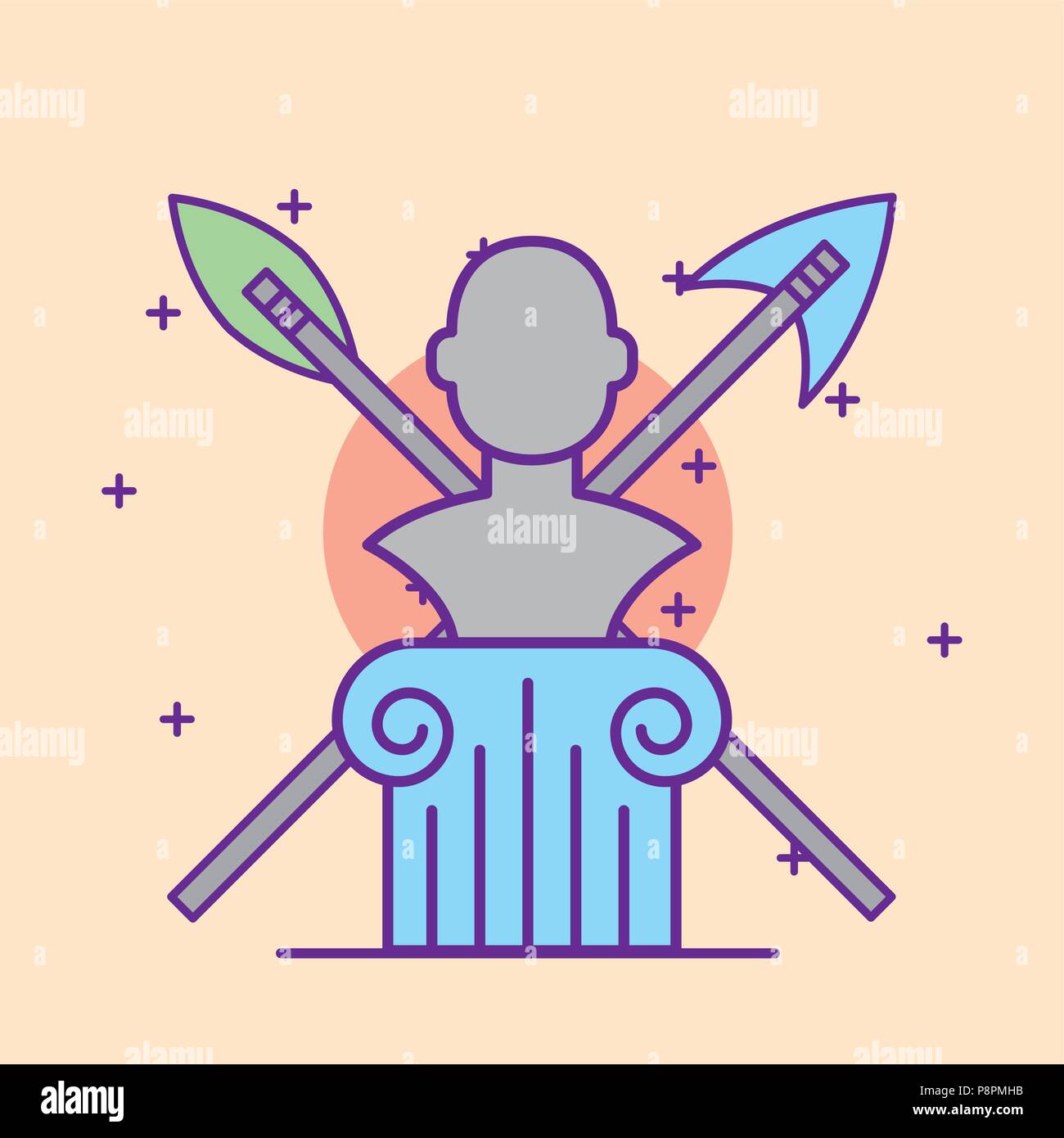 Monuments protection Stock Vector Images - Alamy