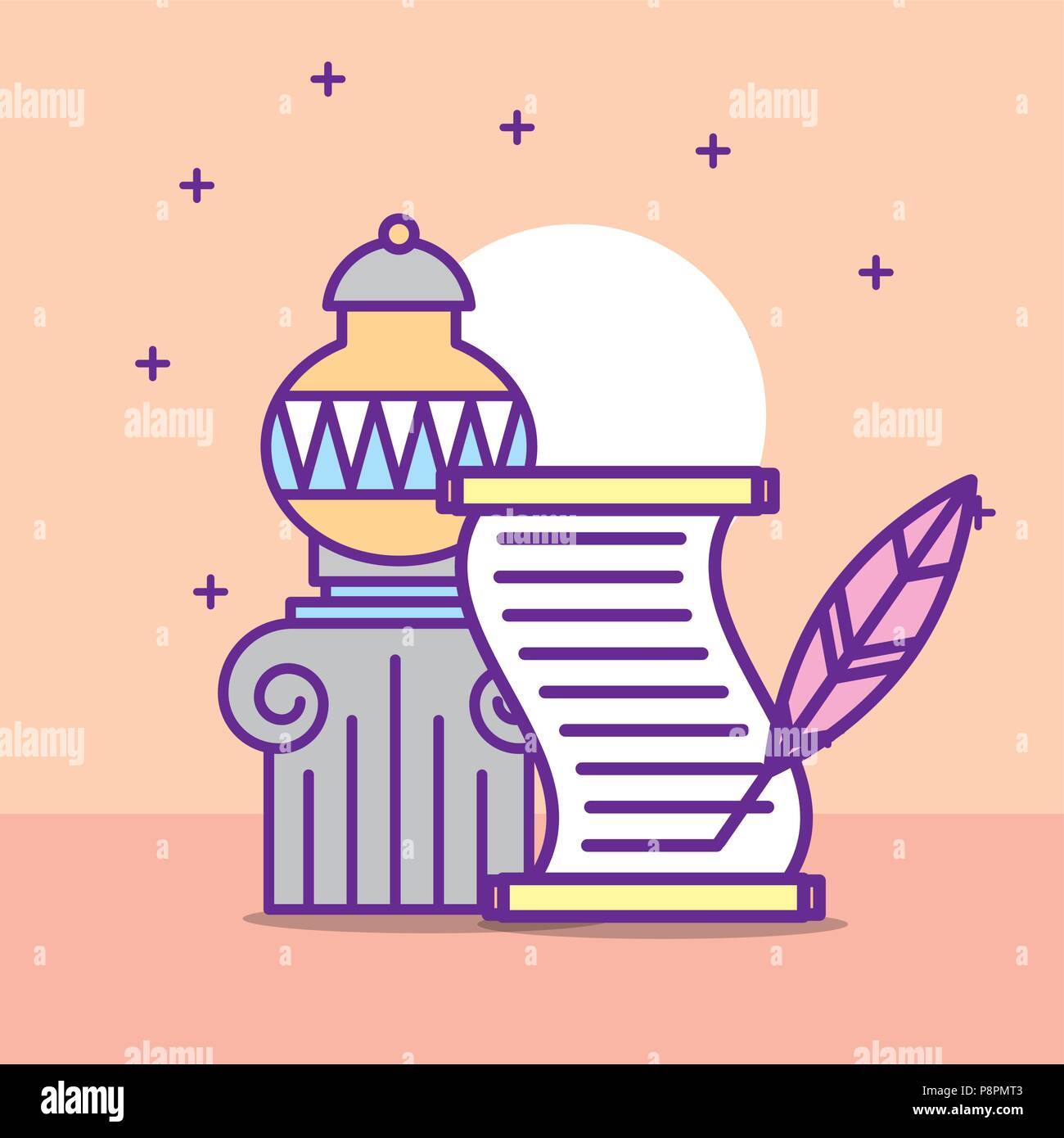 Sculpture writing Stock Vector Images - Alamy