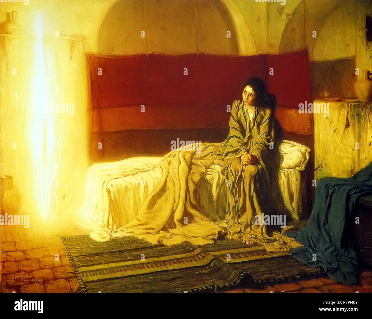 . 329 Henry Ossawa Tanner - The Annunciation Stock Photo - Alamy