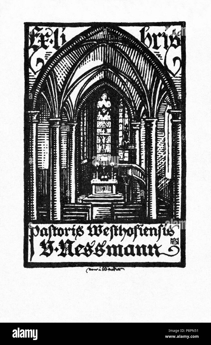 Ex libris bookplate Cut Out Stock Images & Pictures - Alamy