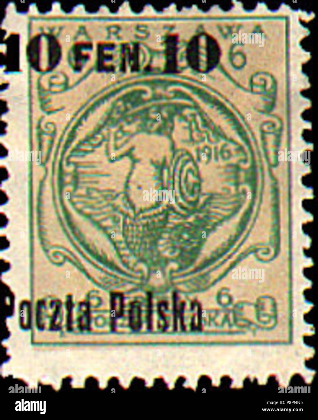 Postage stamp poland polish hi-res stock photography and images - Alamy