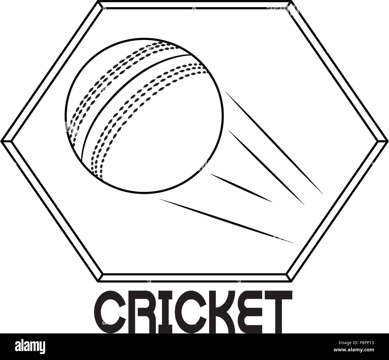 Abstract Cricket Label Stock Vector Image & Art - Alamy