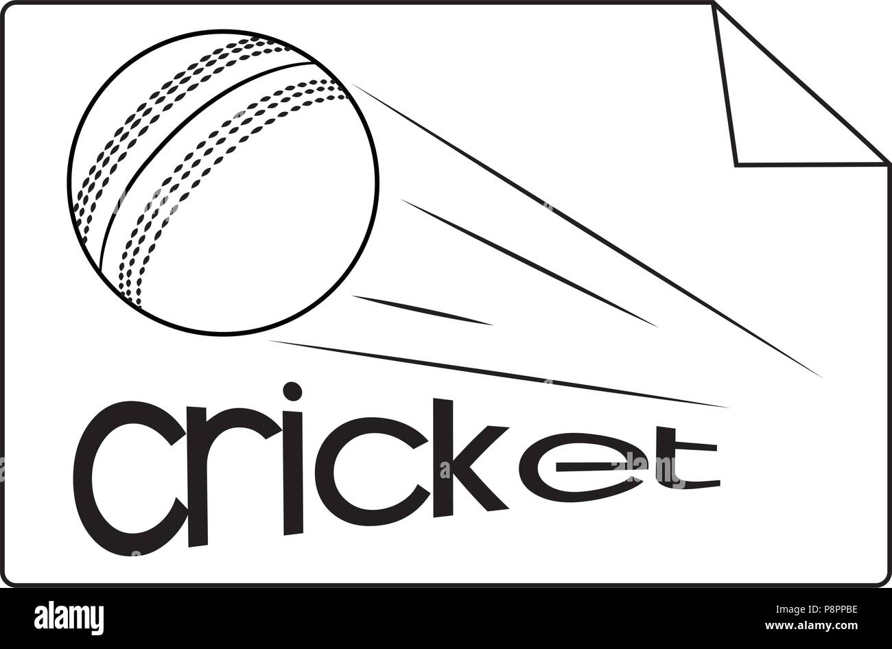 Abstract Cricket Label Stock Vector Image & Art - Alamy