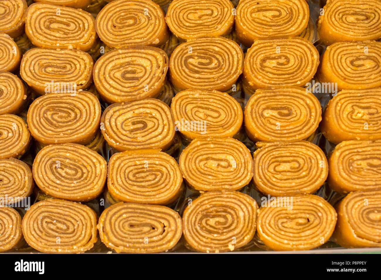 Turkish style fruit dried pulp as snack food Stock Photo - Alamy