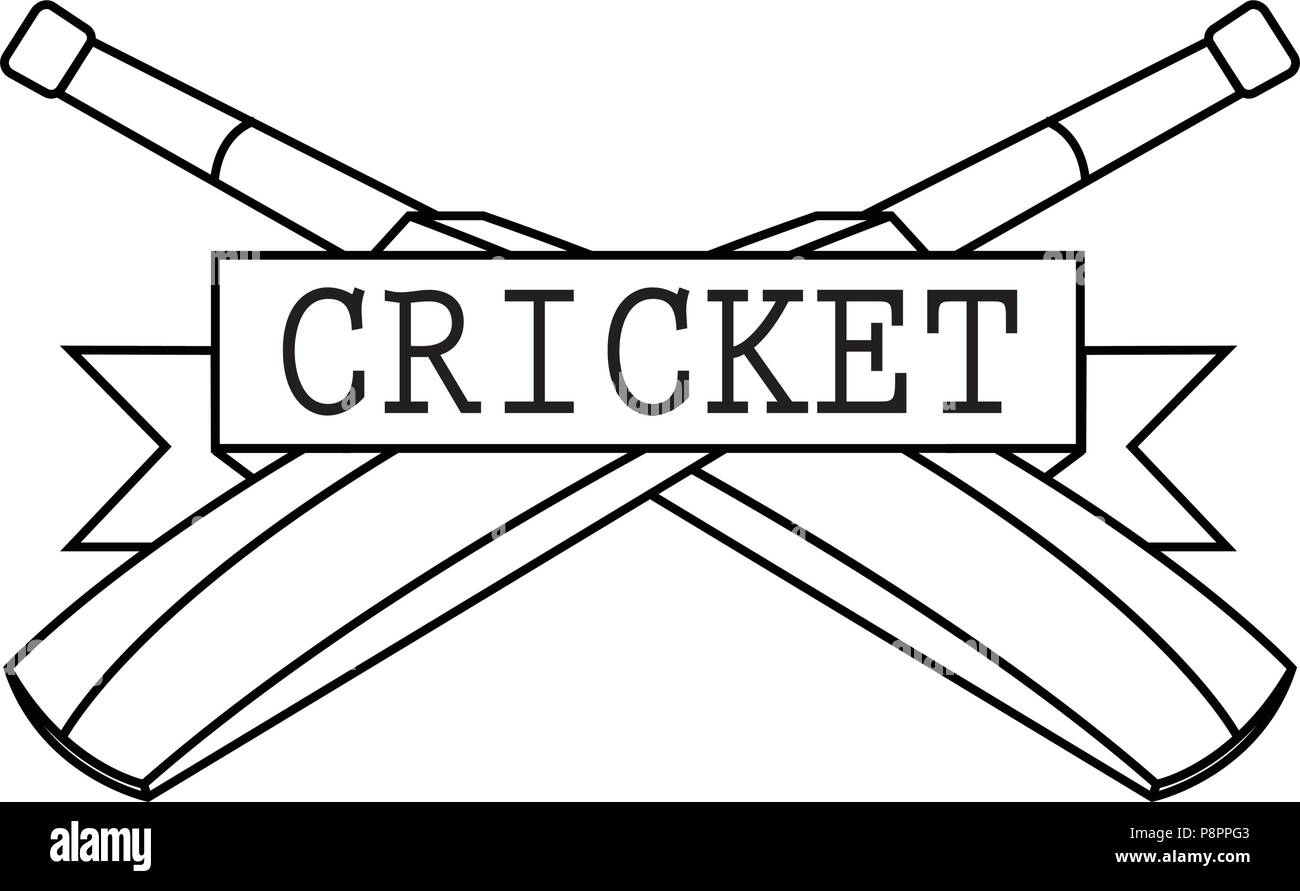 Abstract Cricket Label Stock Vector Image & Art - Alamy
