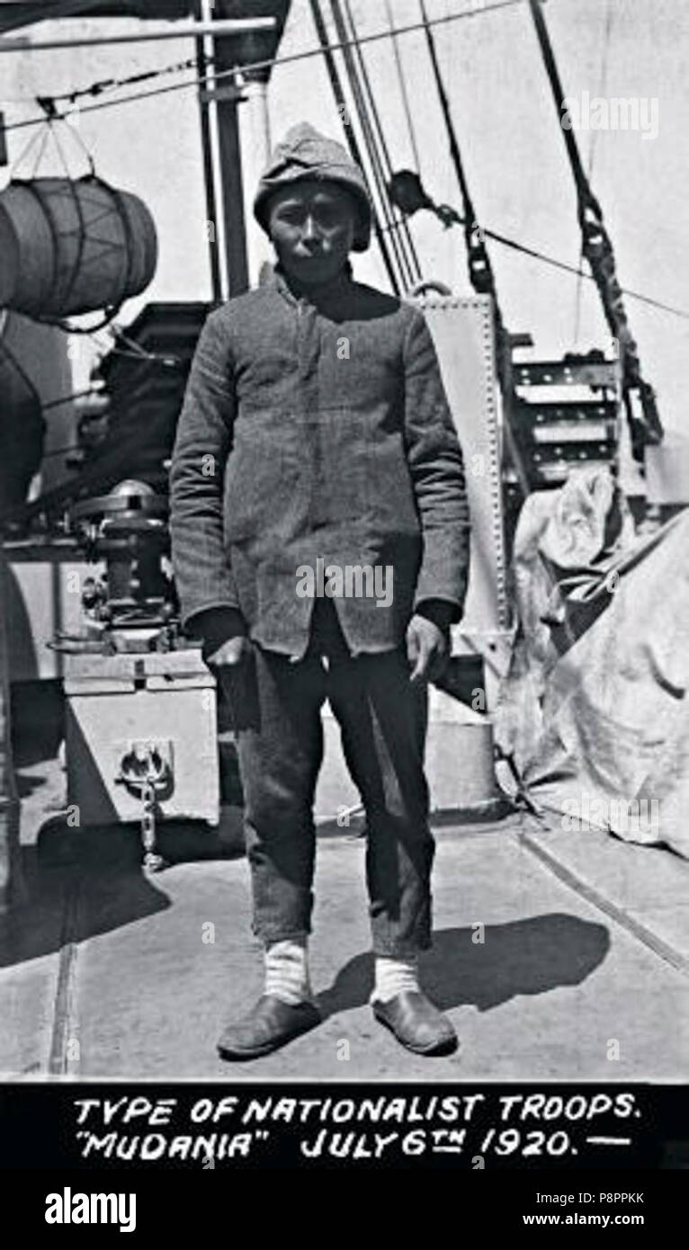 Vintage photo of turkish soldier hi-res stock photography and images ...