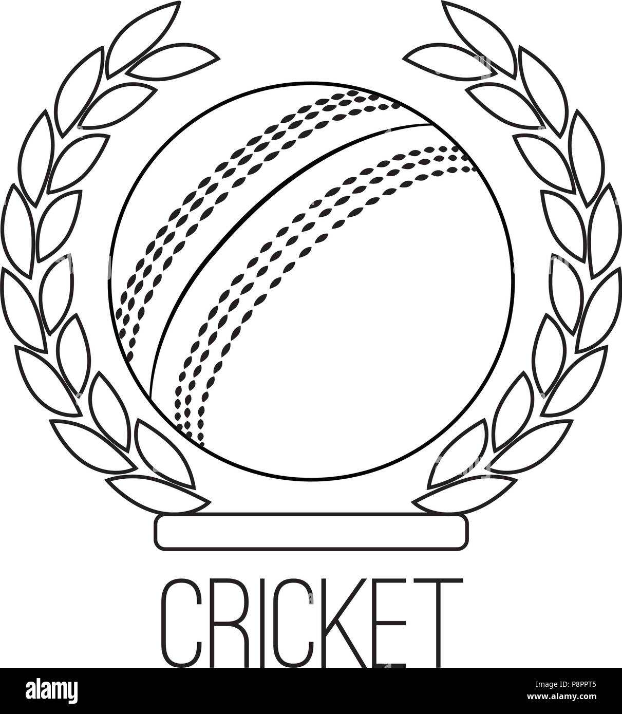 Abstract Cricket Label Stock Vector Image & Art - Alamy