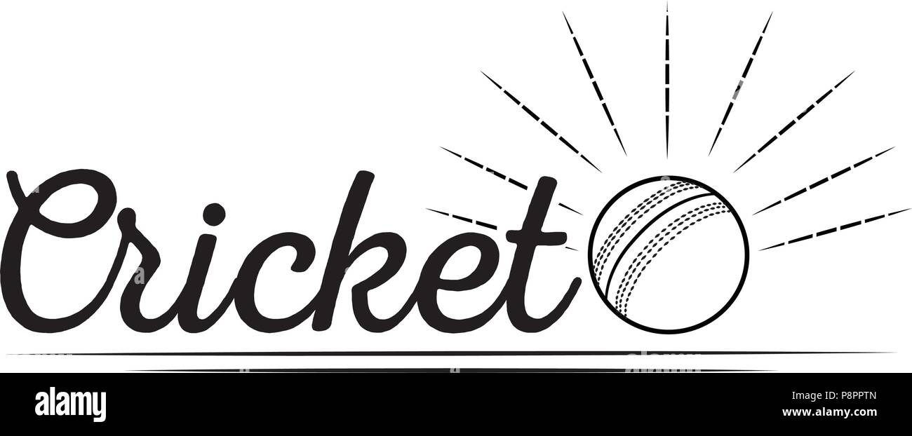 Abstract Cricket Label Stock Vector Image & Art - Alamy