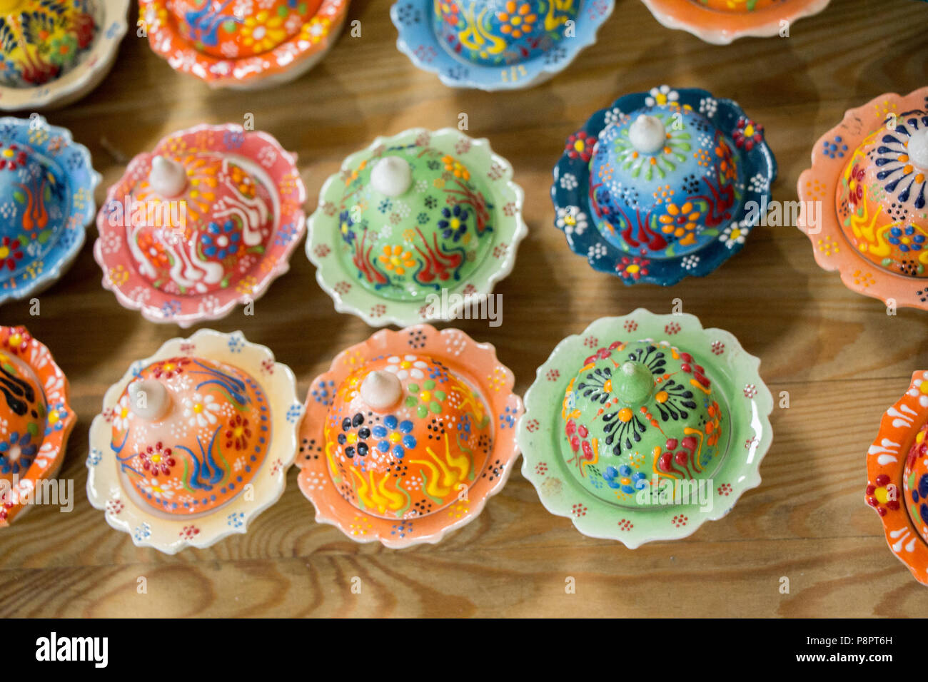 Ottoman Turkish antique kitchen utensils plate Stock Photo - Alamy