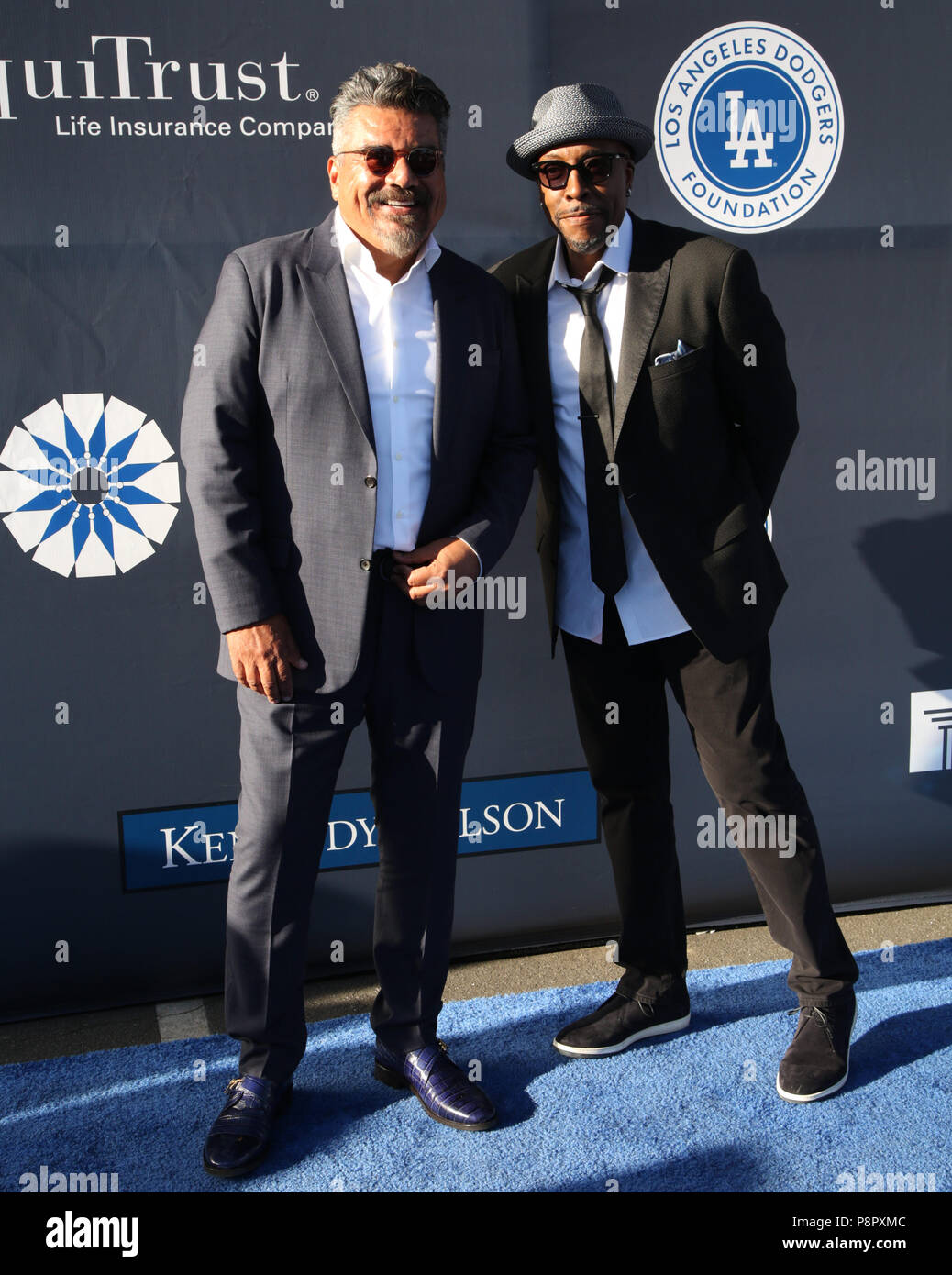 Celebrities attend the 4th Annual Los Angeles Dodgers Foundation Blue ...