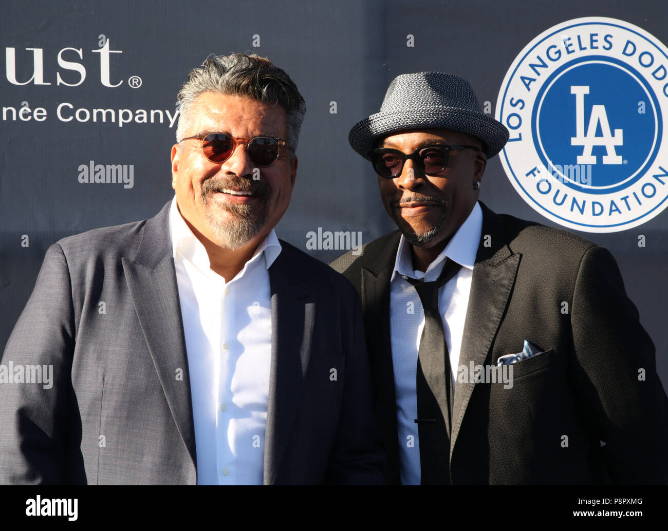 Celebrities attend the 4th Annual Los Angeles Dodgers Foundation Blue ...