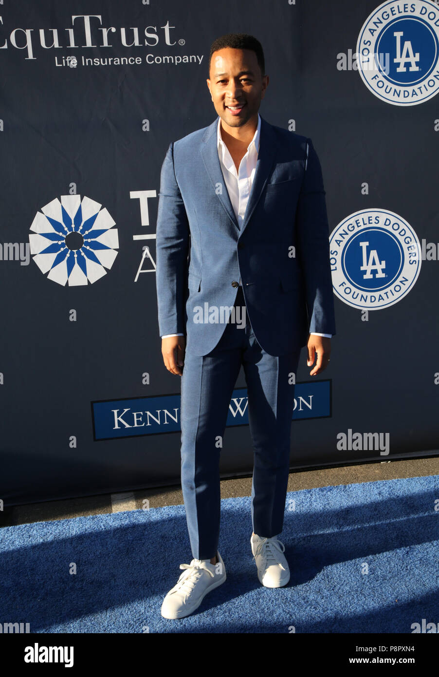 Celebrities attend the 4th Annual Los Angeles Dodgers Foundation Blue ...