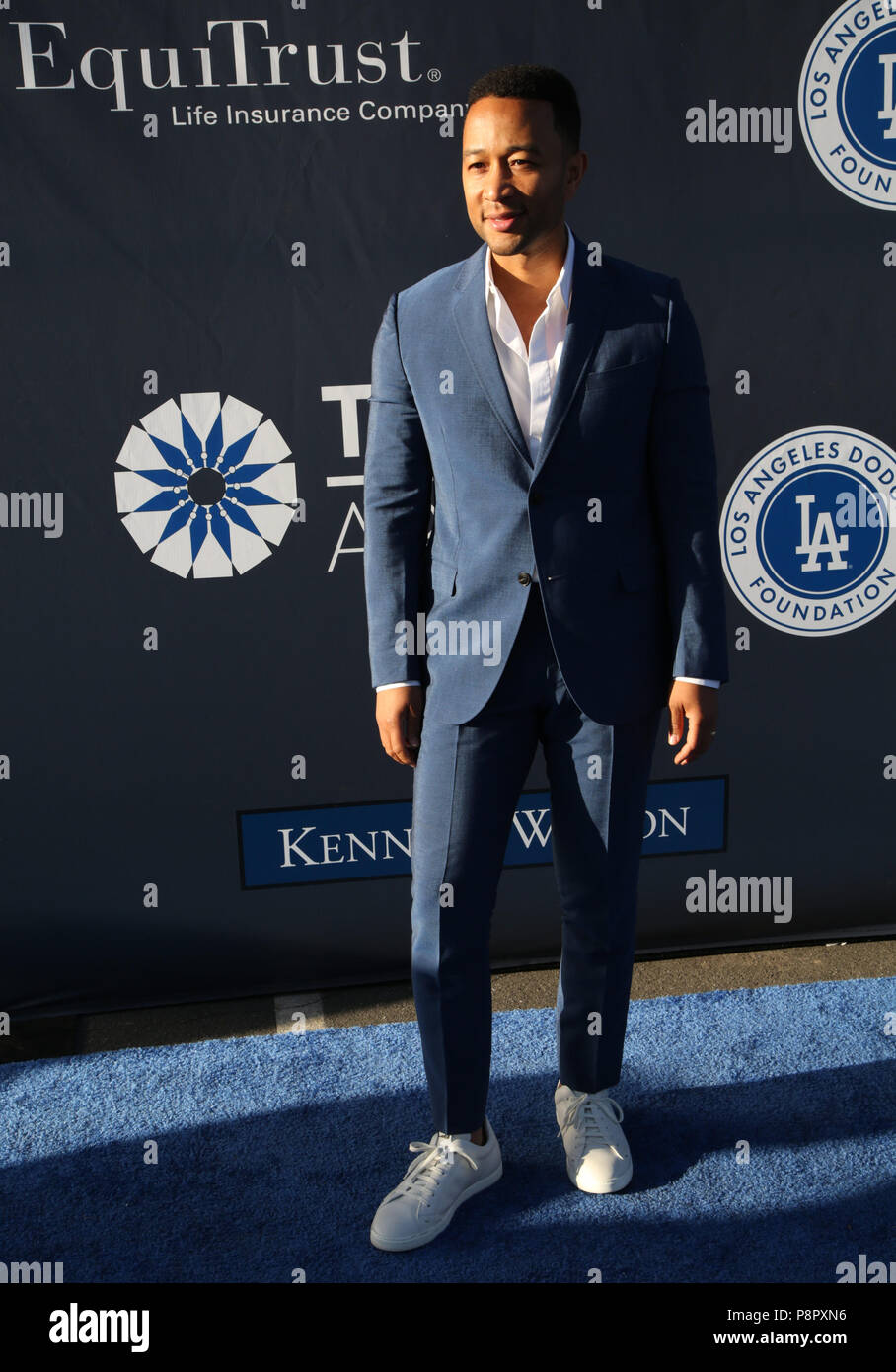 Celebrities attend the 4th Annual Los Angeles Dodgers Foundation Blue ...