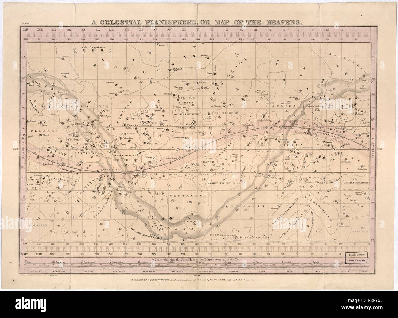 Map of the heavens hi-res stock photography and images - Alamy