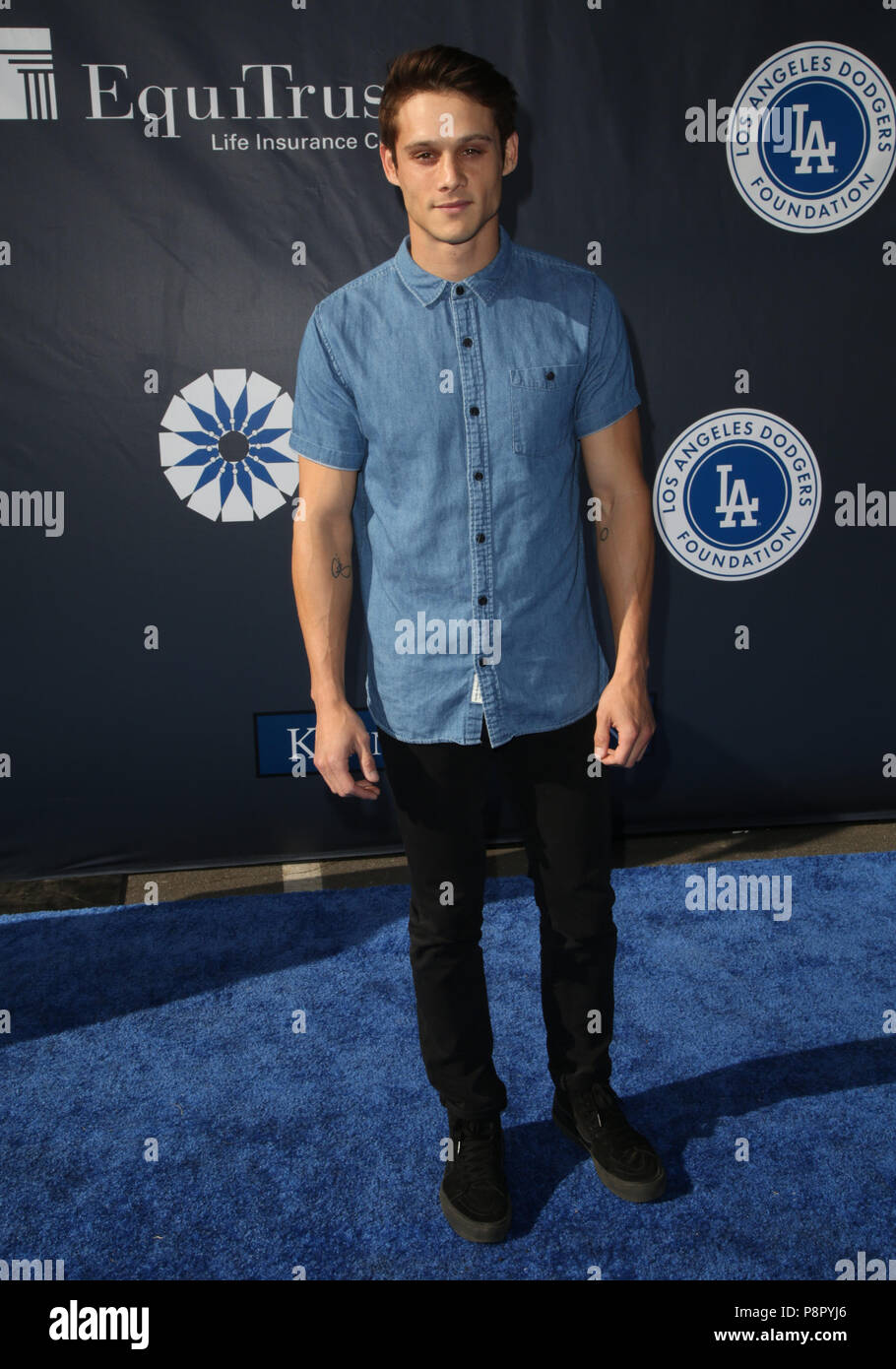 Celebrities attend the 4th Annual Los Angeles Dodgers Foundation Blue ...