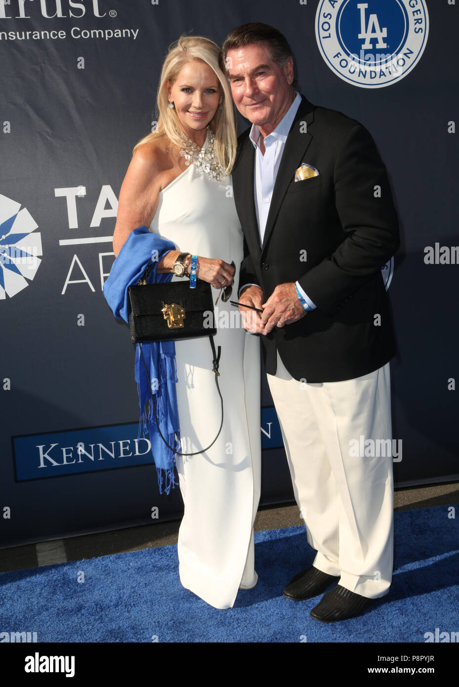 Celebrities attend the 4th Annual Los Angeles Dodgers Foundation Blue ...