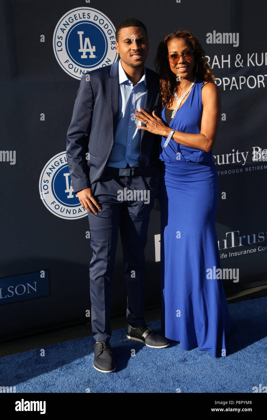 Celebrities attend the 4th Annual Los Angeles Dodgers Foundation Blue ...