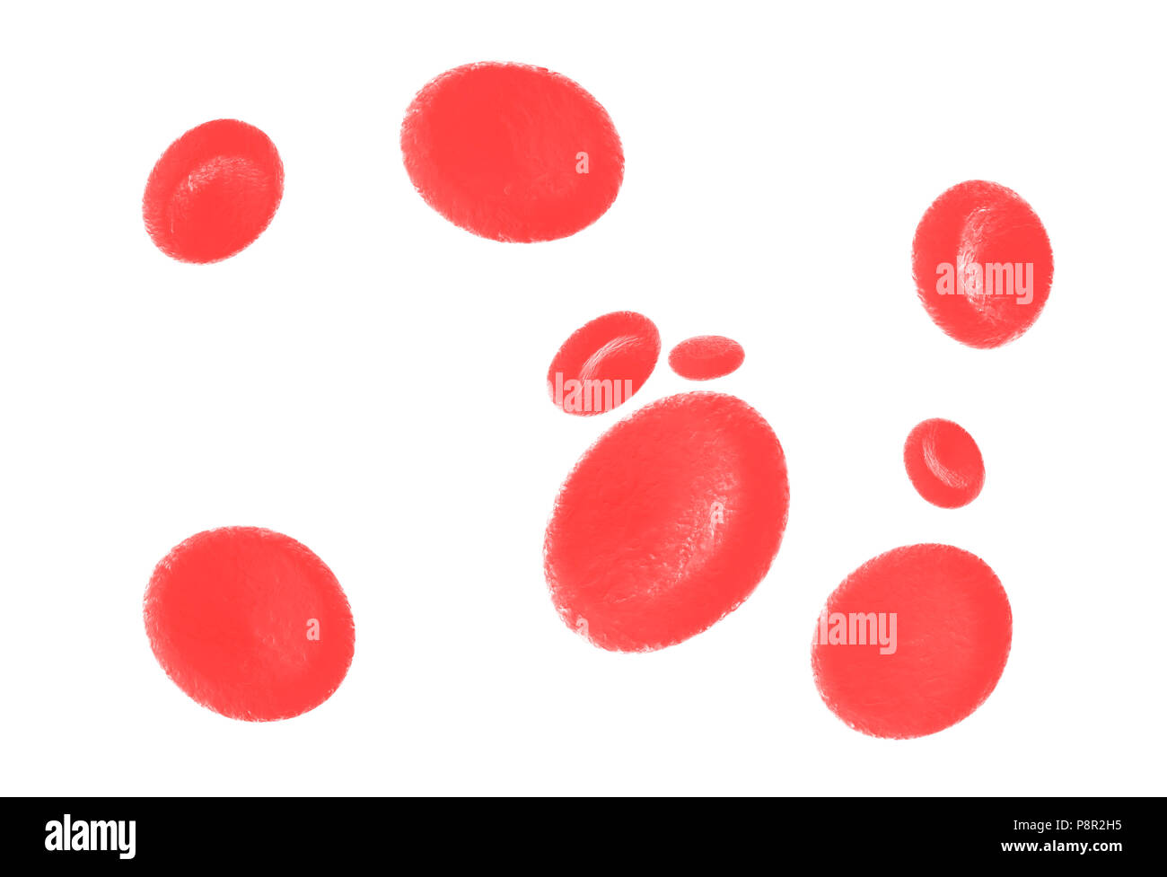 Anemia blood cells Cut Out Stock Images & Pictures - Alamy