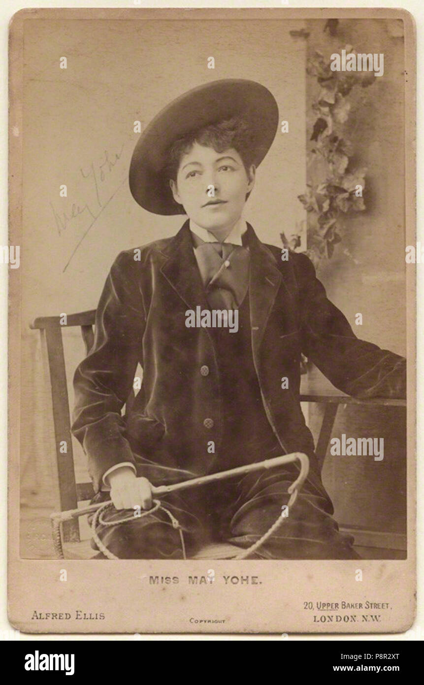 by Alfred Ellis, albumen cabinet card, 1895 414 May-Yohe-Dandy-Dick ...