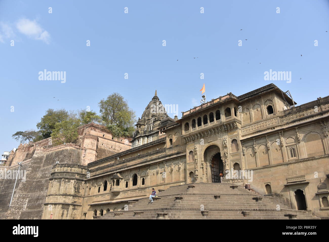 Ahilya fort maheshwar india hi-res stock photography and images - Alamy