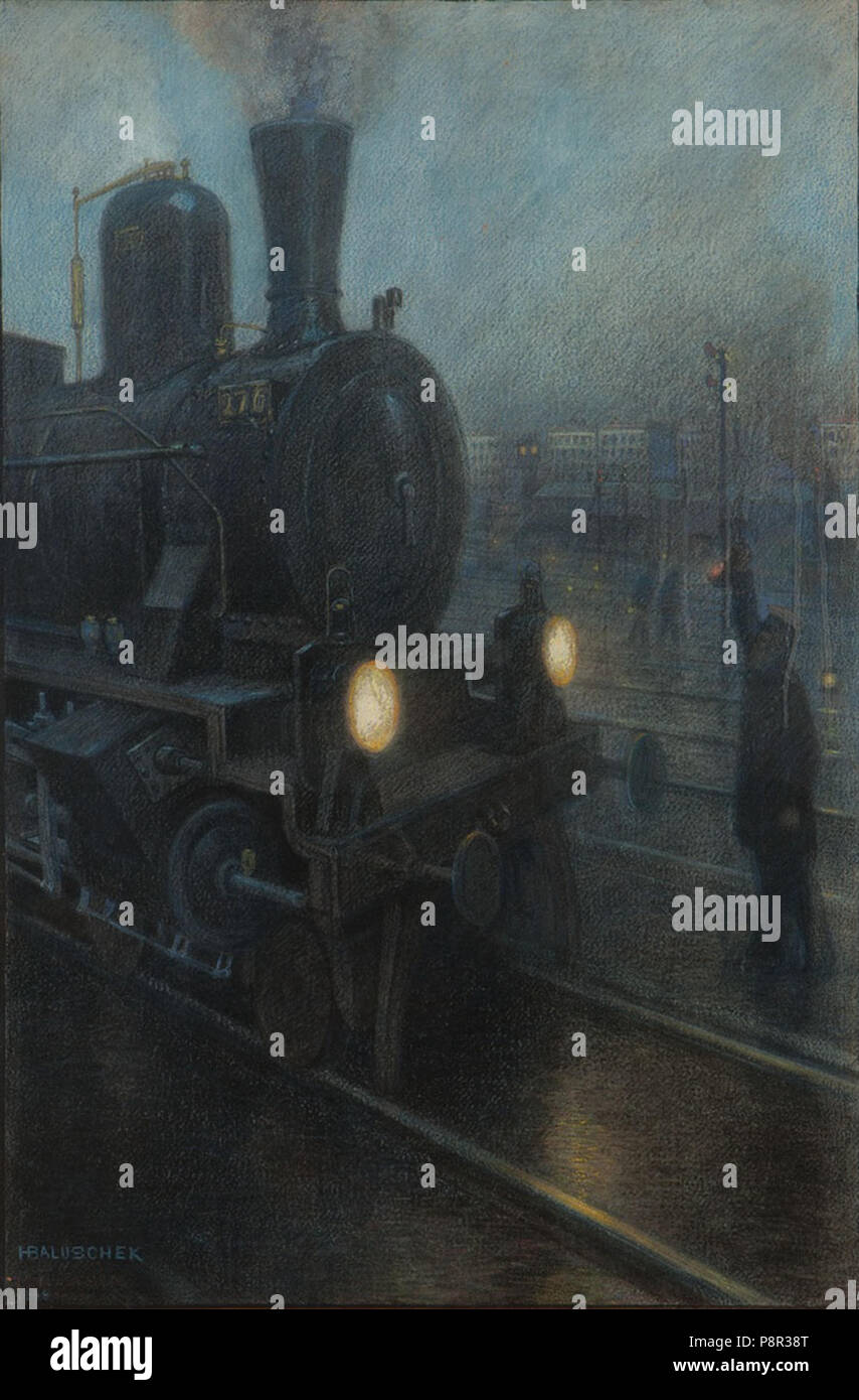 . 50 Hans Baluschek - Die Eisenbahn No. 6 (1898 Stock Photo - Alamy