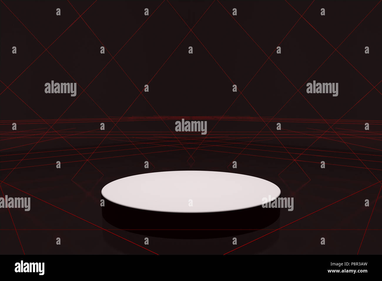 White room with laser security system, 3d rendering Stock Photo - Alamy