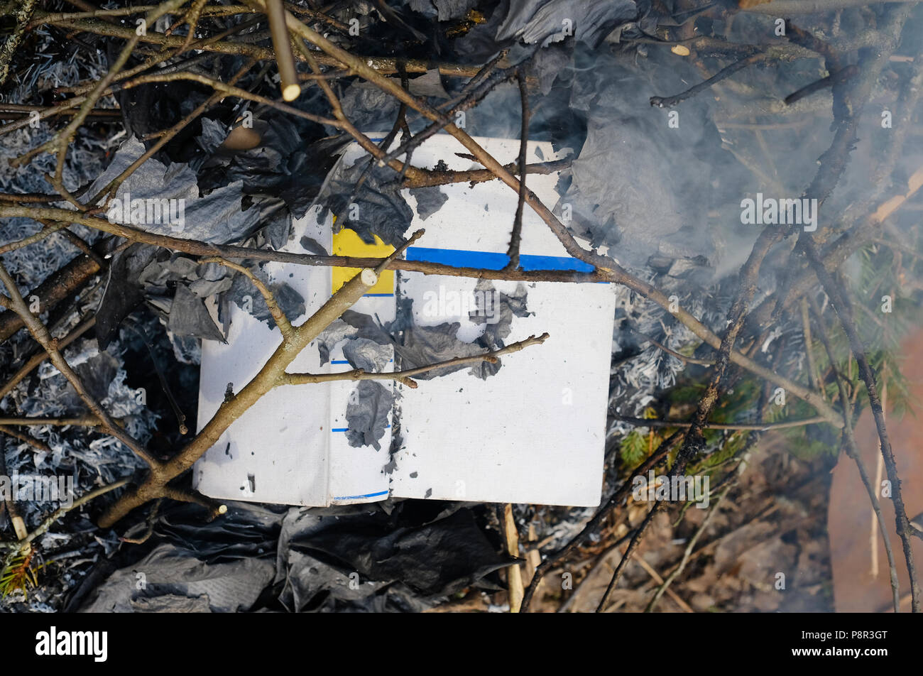 Burnt book High Resolution Stock Photography and Images - Alamy