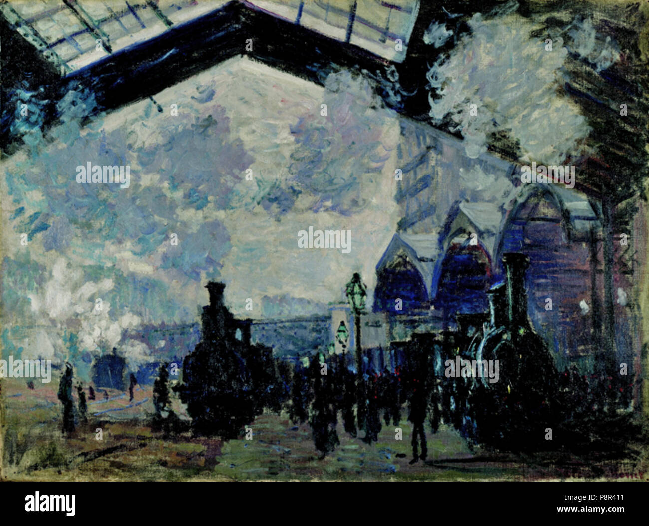 Gare saint lazare monet hi-res stock photography and images - Alamy