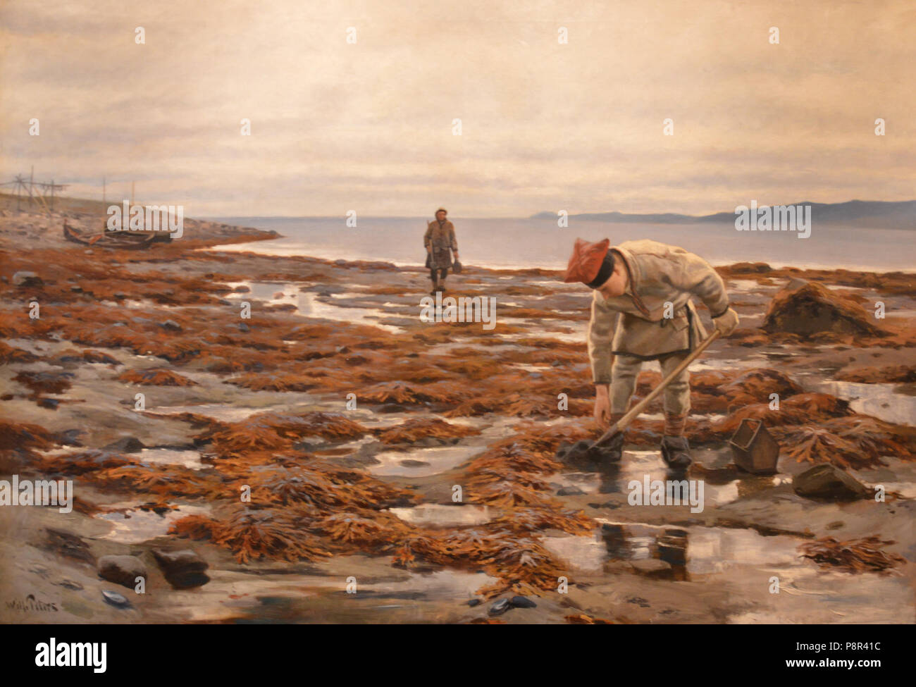 Worm digging hi-res stock photography and images - Alamy