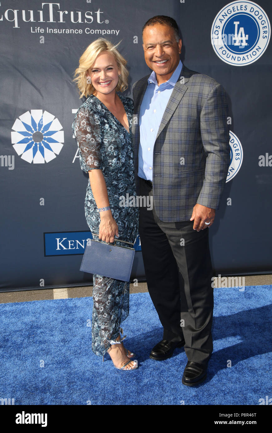 Celebrities attend the 4th Annual Los Angeles Dodgers Foundation Blue ...