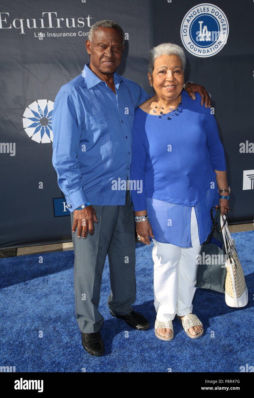 Celebrities attend the 4th Annual Los Angeles Dodgers Foundation Blue ...