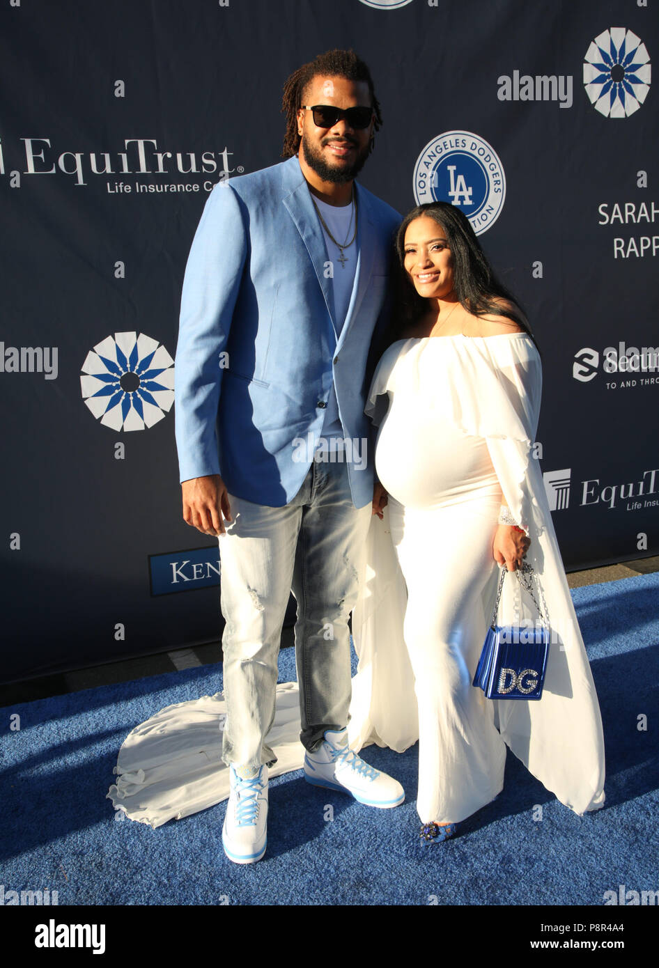 Celebrities attend the 4th Annual Los Angeles Dodgers Foundation Blue ...