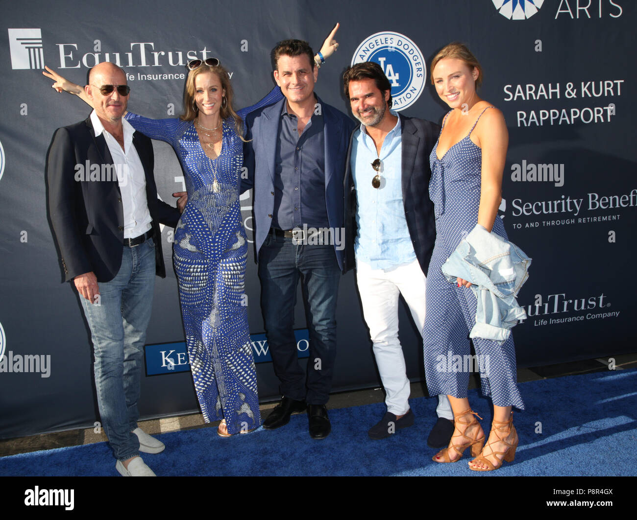 Celebrities attend the 4th Annual Los Angeles Dodgers Foundation Blue ...