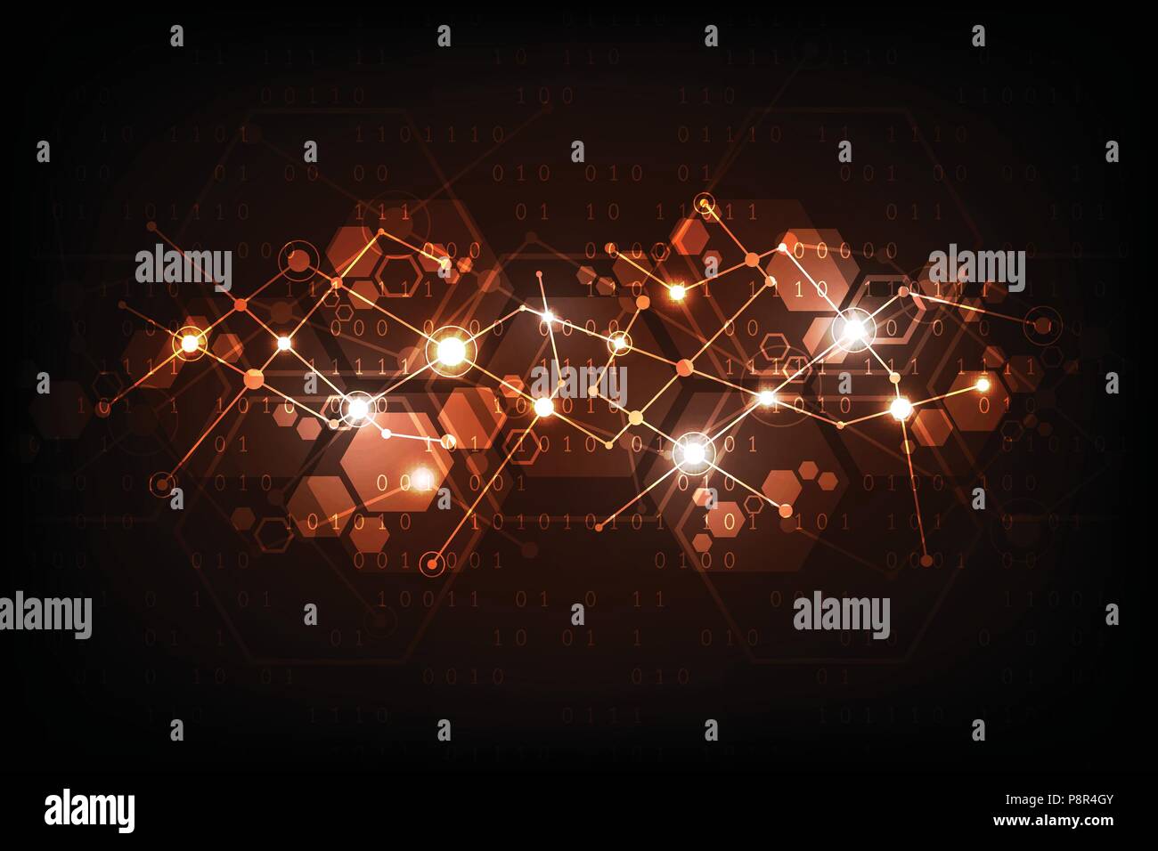 Vector abstract background technology network design Stock Vector Image ...