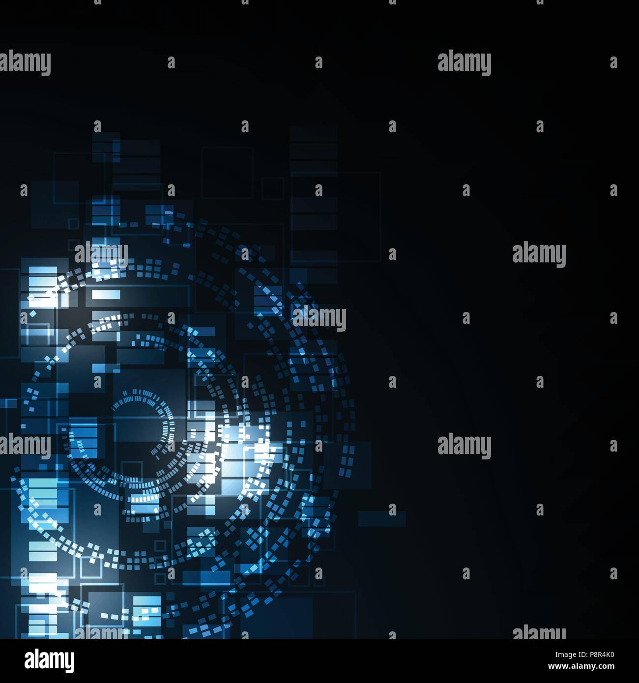 Vector background in the concept of technology Stock Vector Image & Art ...