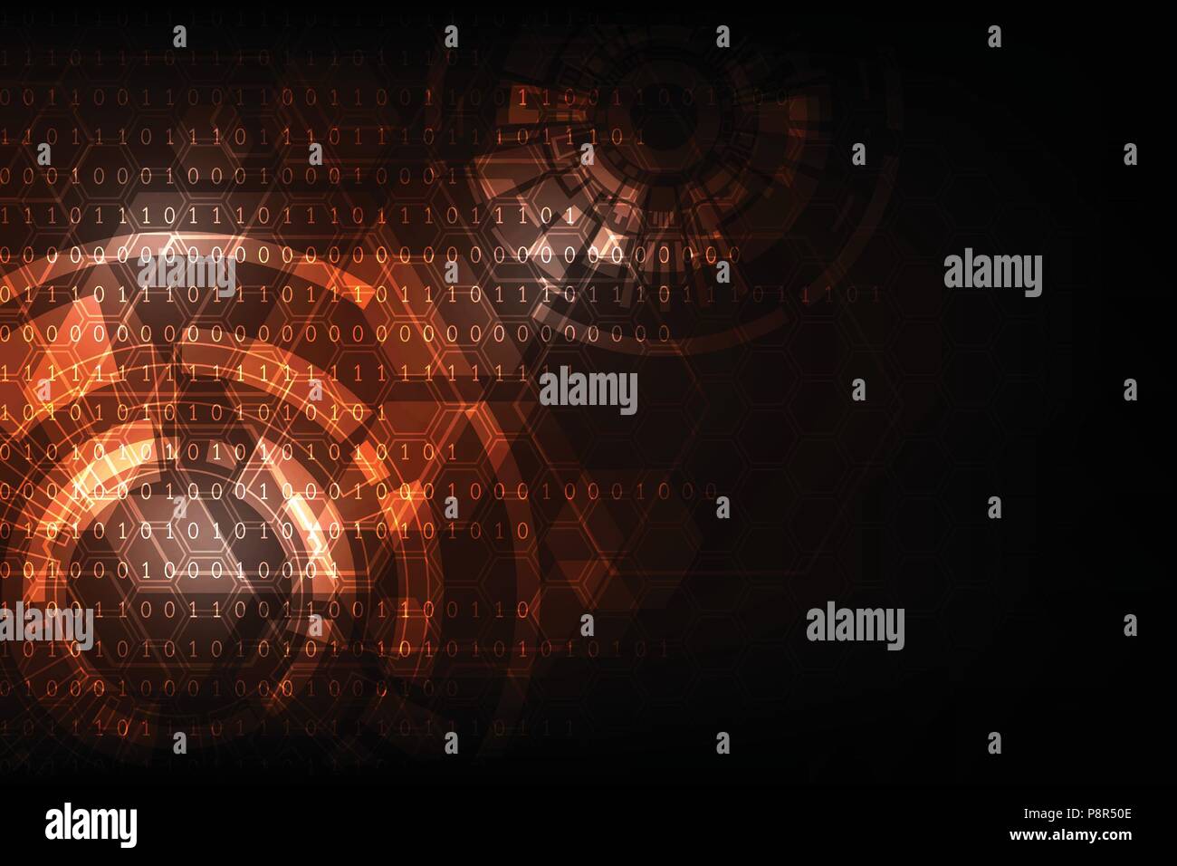 Vector background in the concept of technology Stock Vector Image & Art ...