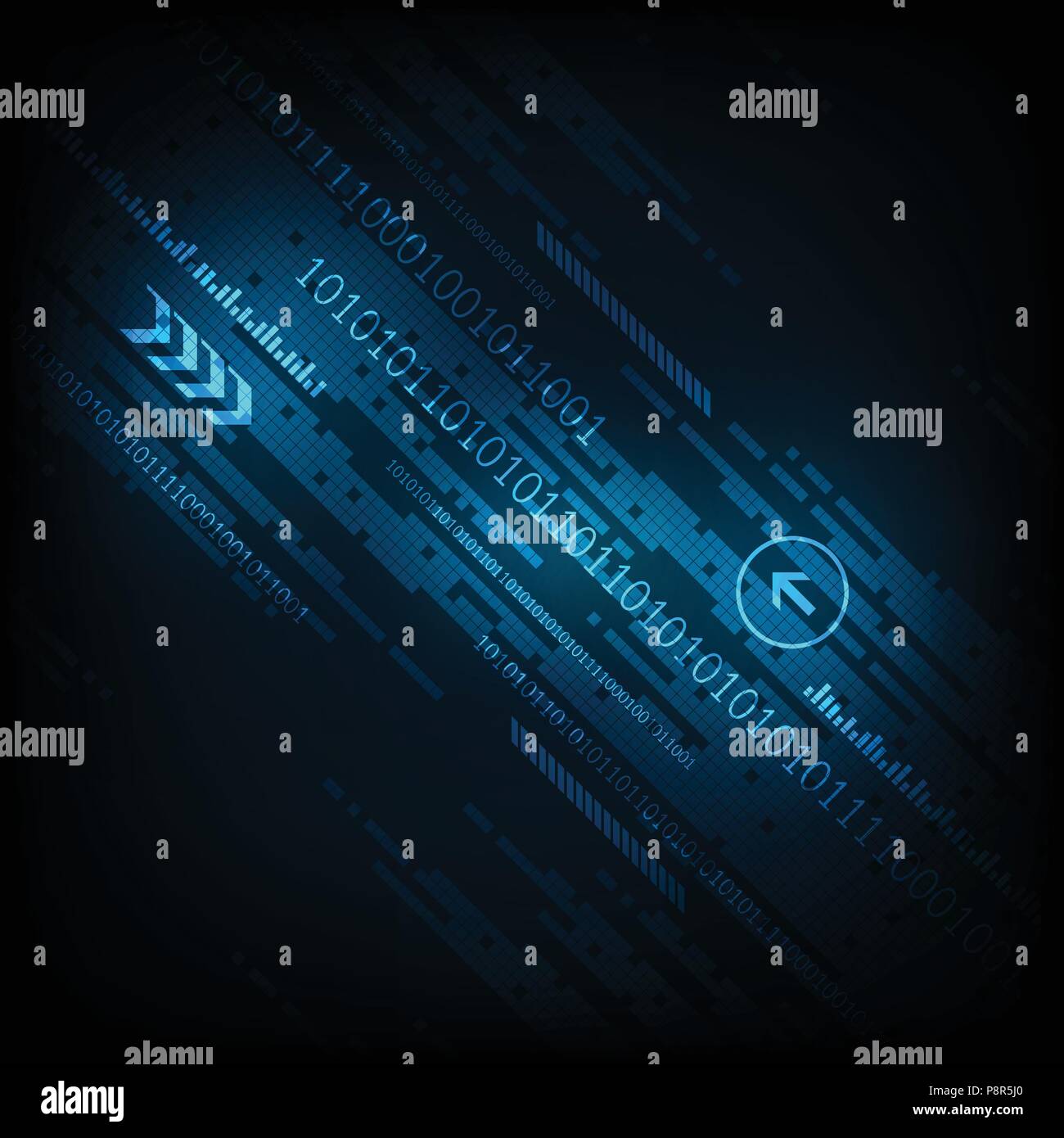 Vector abstract background technology digital design Stock Vector Image ...