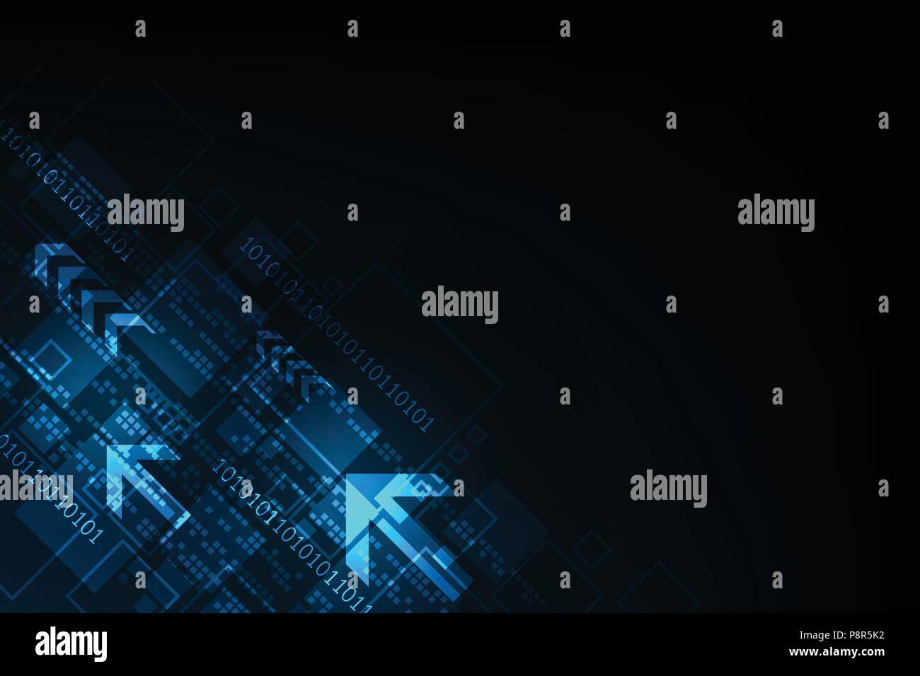 Vector abstract background technology digital design Stock Vector Image ...