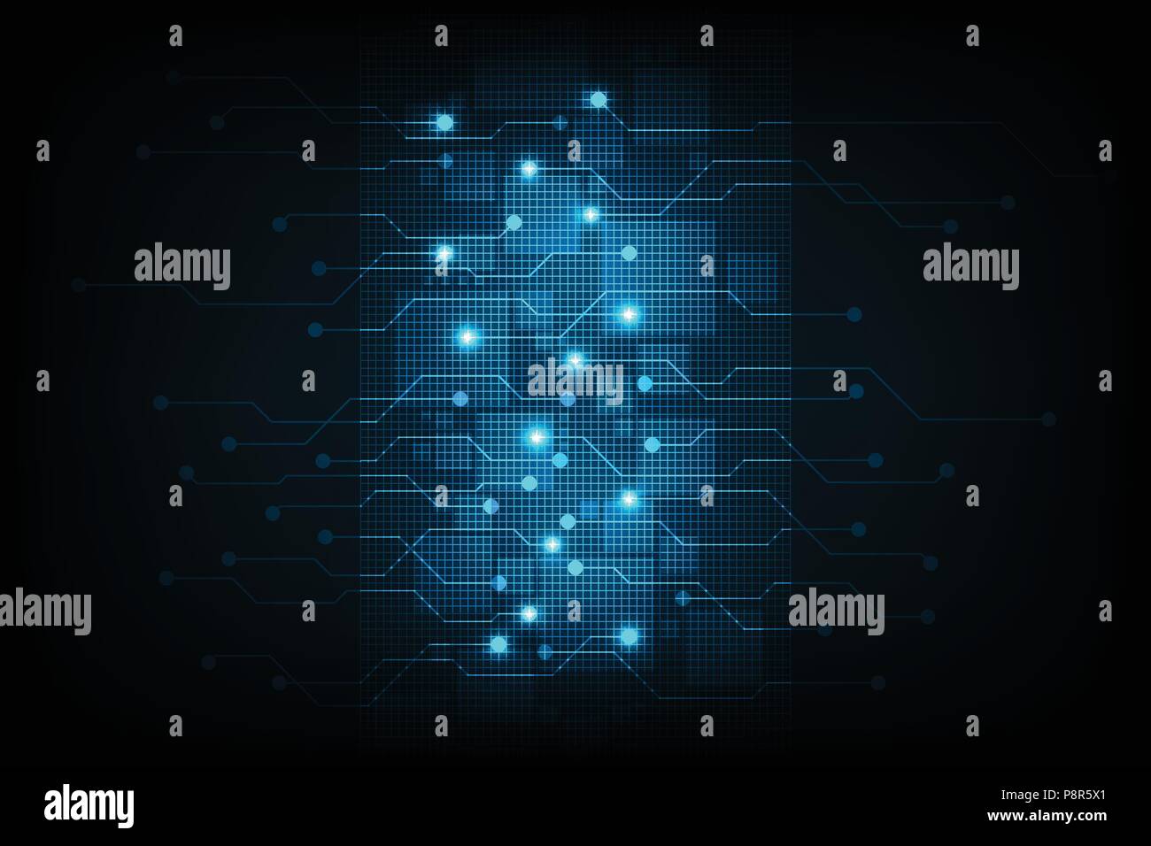 Vector network technology of communication Stock Vector Image & Art - Alamy