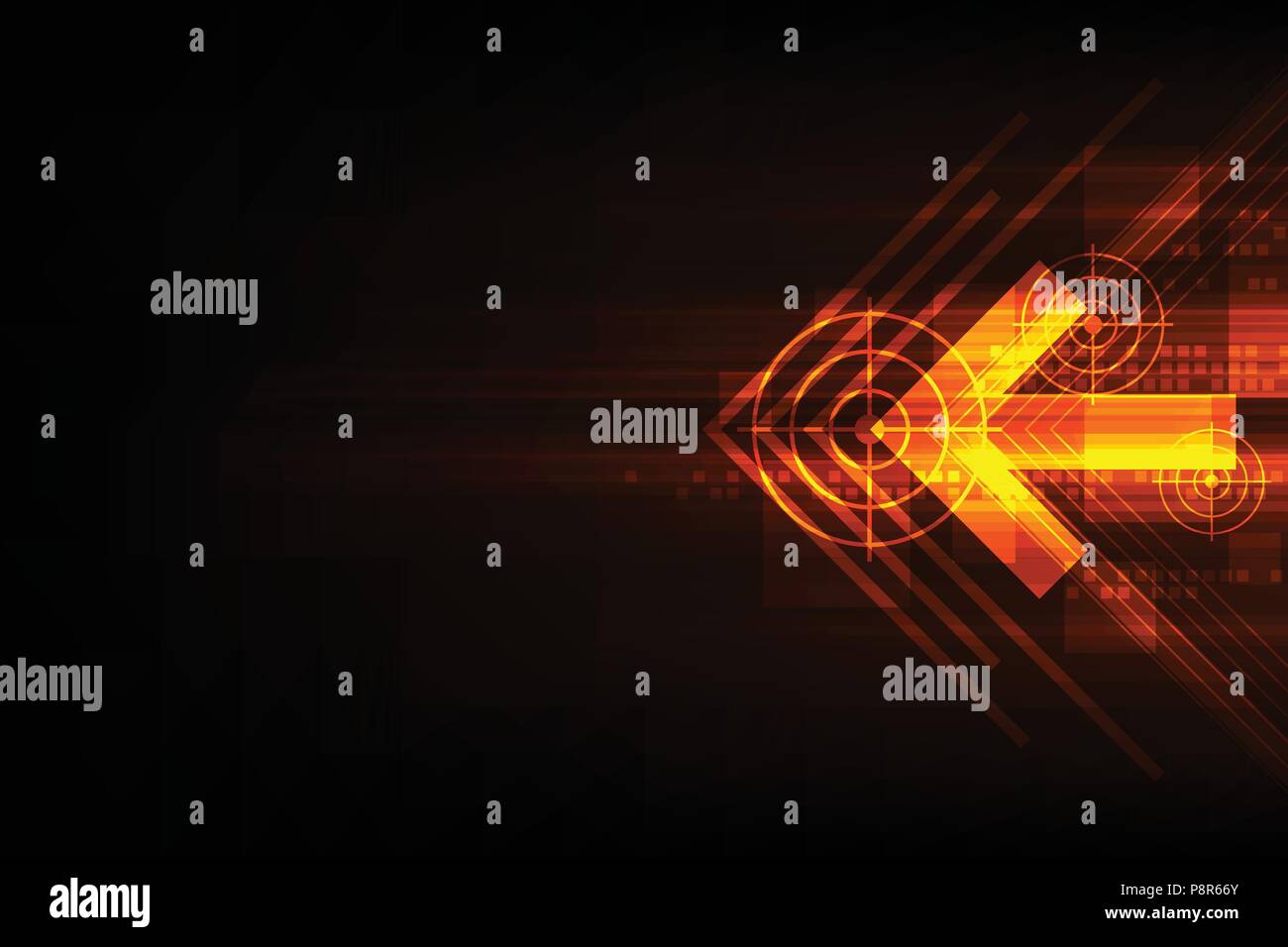 Technology in the arrow concept Stock Vector Image & Art - Alamy